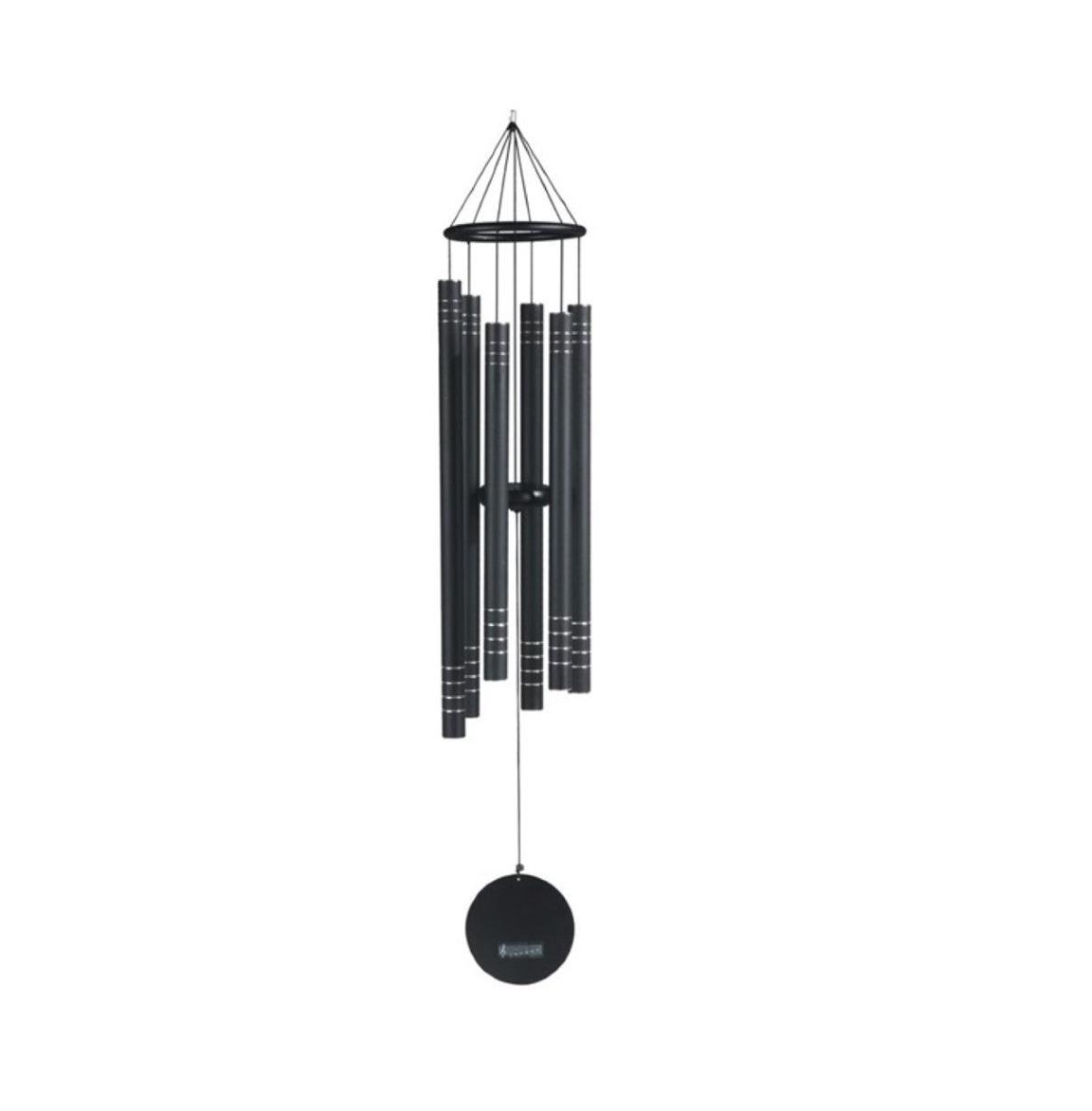 Click here for 43 Long Black Traditional Tuned Wind Chime - Black prices