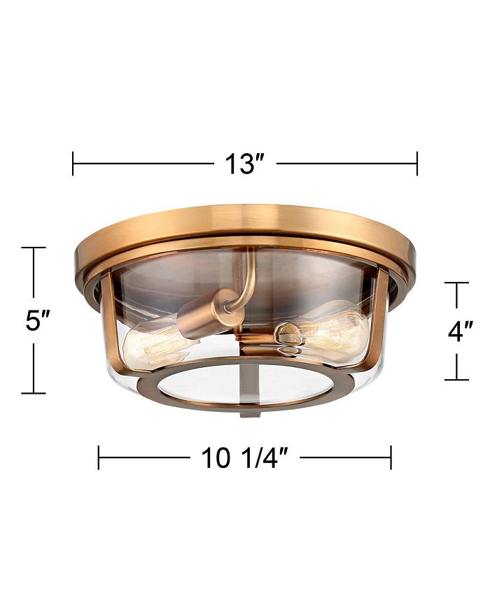 Possini Euro Design Angeline Mid Century Modern Ceiling Light Flush ...