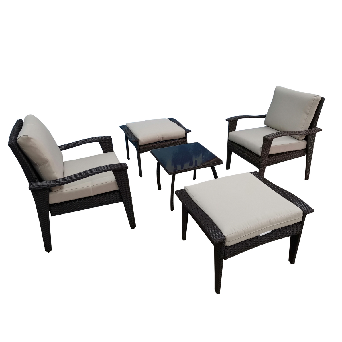 Click here for Streamdale Rattan Wicker Patio Lounge Chairs - Cho... prices