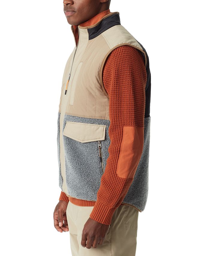 BASS OUTDOOR Men's Mixed Media Vest - Macy's