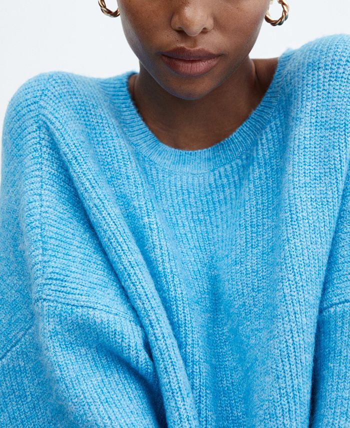MANGO Women's Oversized Dropped Shoulders Jumper - Macy's