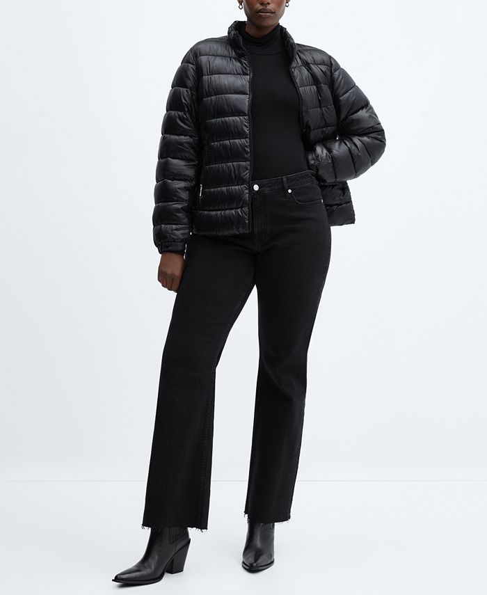 MANGO Women's Pocket Quilted Jacket - Macy's