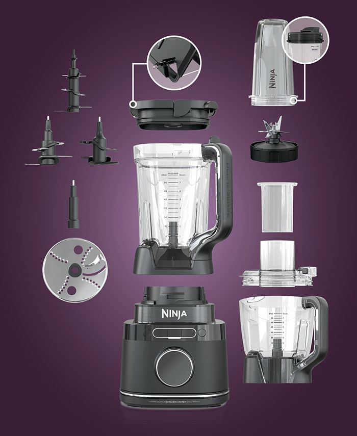 Ninja Detect Kitchen System Power Blender Processor Pro with BlendSense ...
