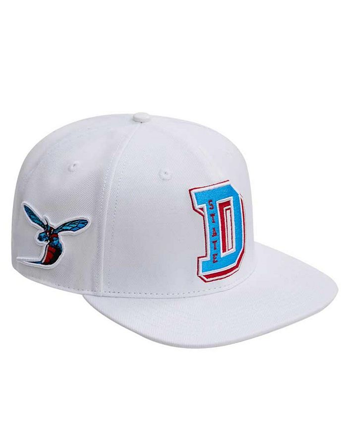 Pro Standard Men's White Delaware State Hornets Evergreen Wool Snapback ...