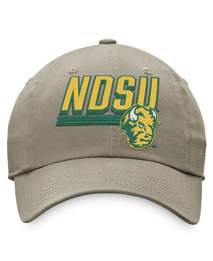 Top of the World Men's Khaki NDSU Bison Slice Adjustable Hat - Macy's