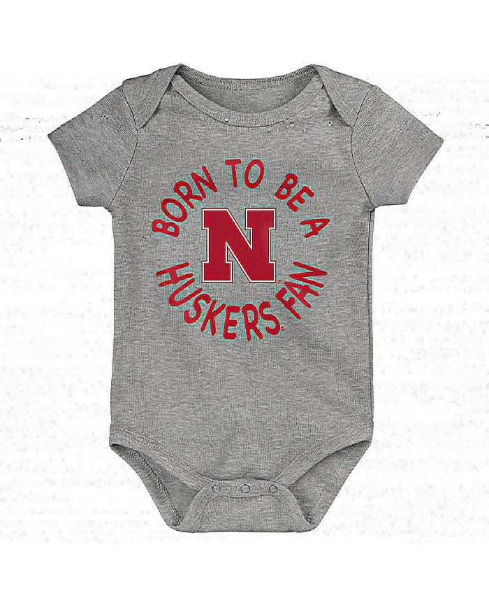 Outerstuff Newborn and Infant Boys and Girls Scarlet, Black, Heather ...