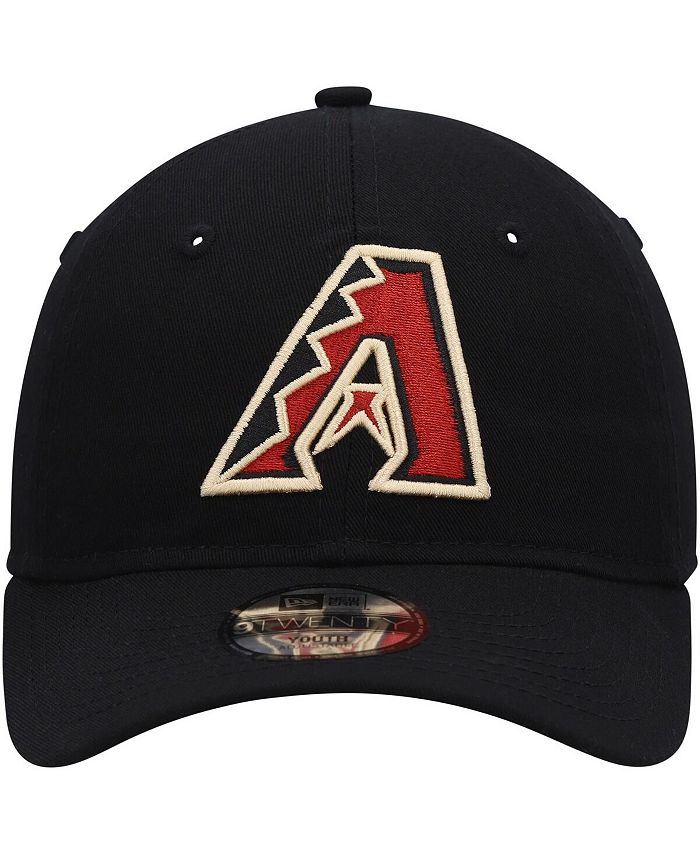 New Era Big Boys and Girls Black Arizona Diamondbacks Core Classic ...