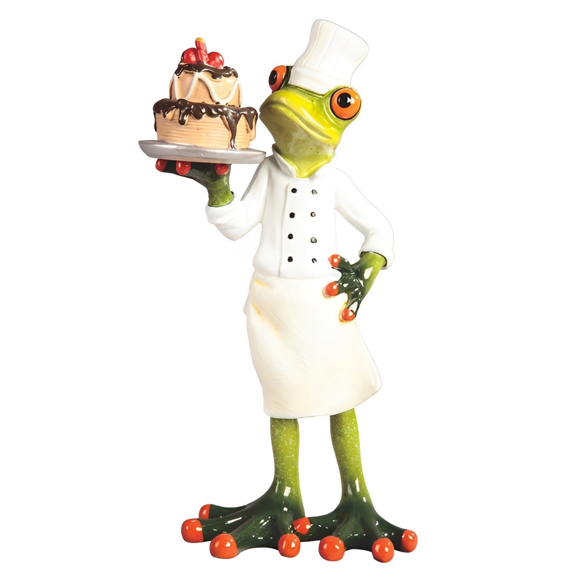 Click here for Fc Design 7.5H Frog the Chef with Cake Statue Fant... prices