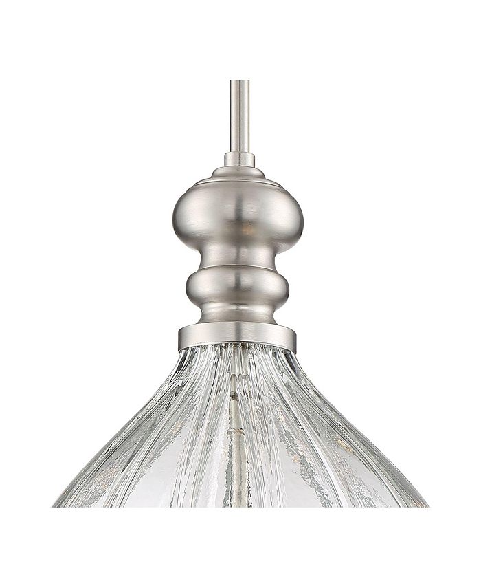Possini Euro Design Houten Brushed Nickel Mini Pendant Chandelier 11 1/ ...