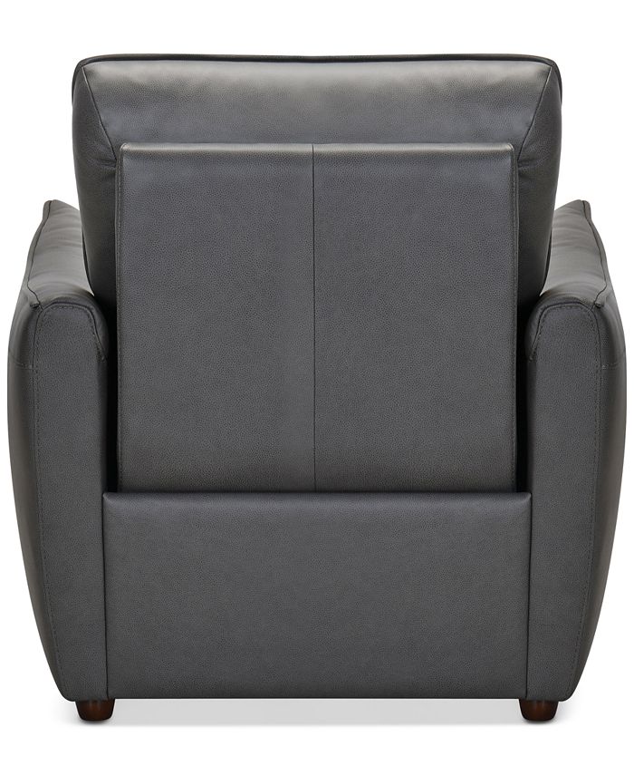 Furniture Polner 39" Leather Power Motion Chair, Created for Macy's ...