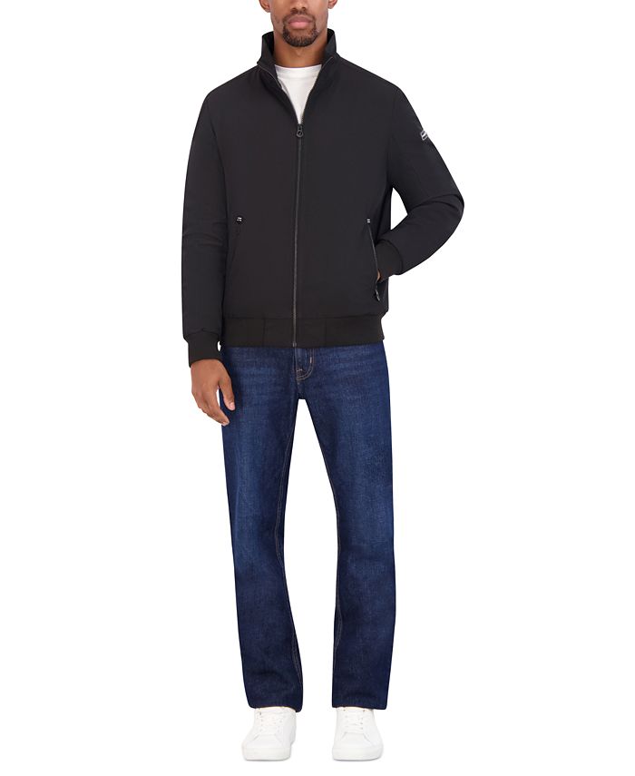 Nautica Men's Transitional Zip-Front Bomber Jacket - Macy's