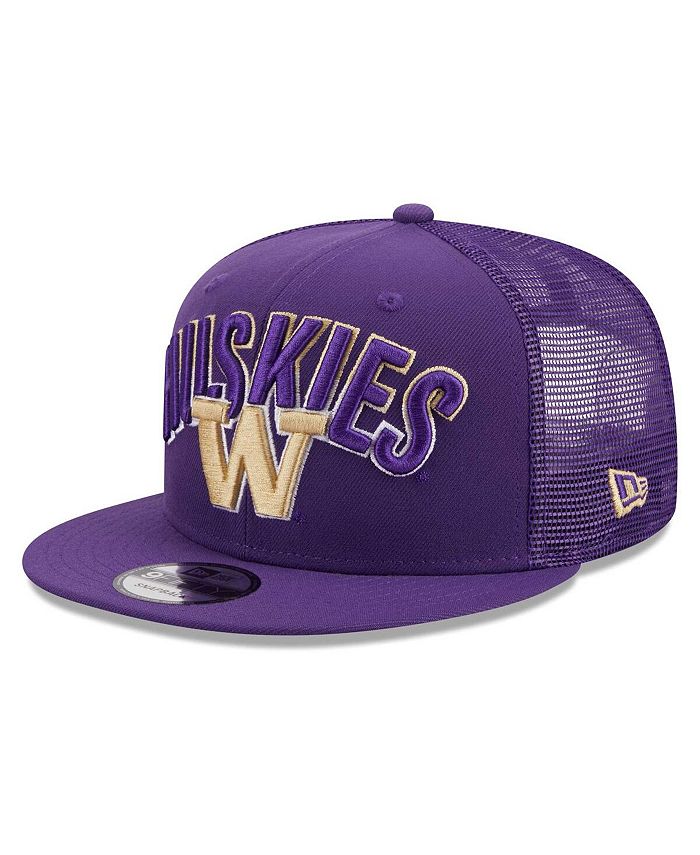 New Era Men's Purple Washington Huskies Grade Trucker 9FIFTY Snapback Hat - Macy's