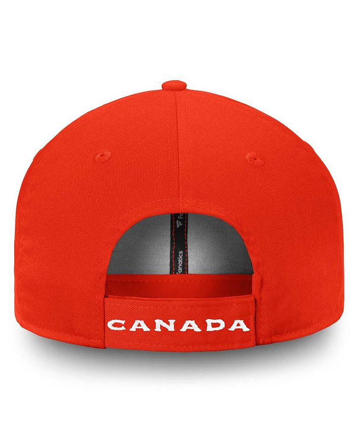Fanatics Men's Red Hockey Canada Core Adjustable Hat - Macy's