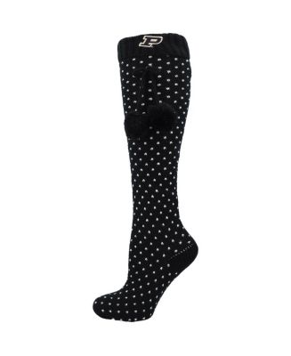 Women's ZooZatz Black Purdue Boilermakers Knee High Socks - Macy's