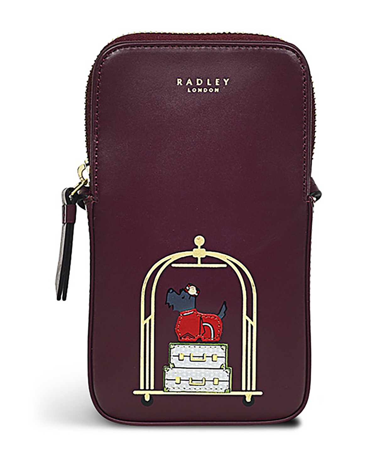 Radley London Radley Bellboy Mini Zip Around Phone Crossbody In Dark ...