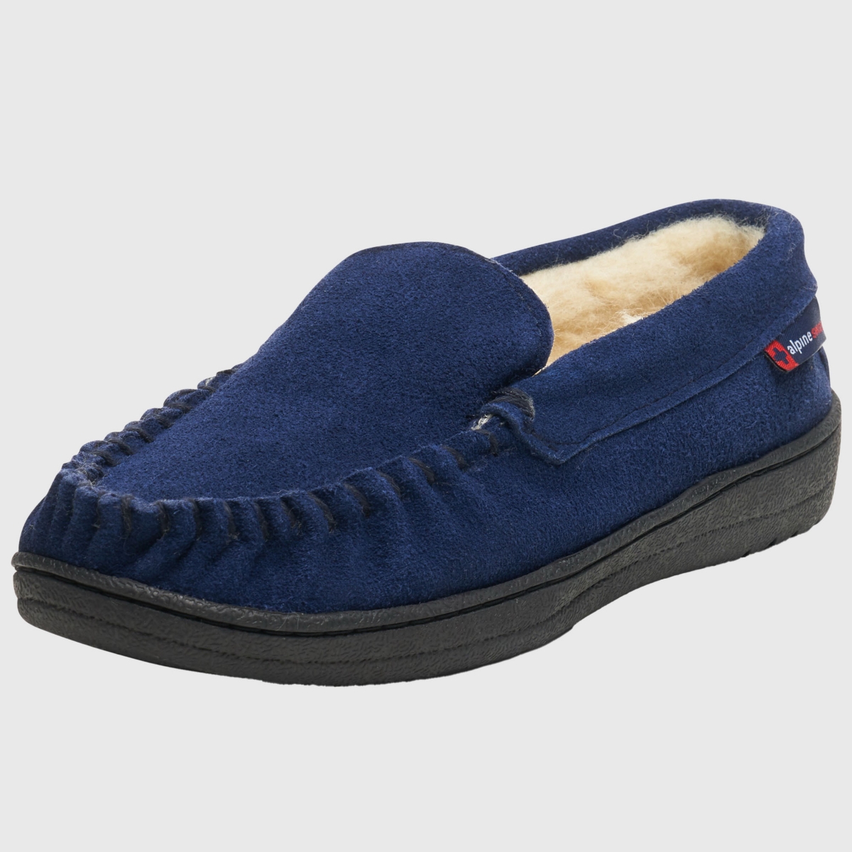 Click here for Alpine Swiss Mens Moccasin Slippers Genuine Suede... prices