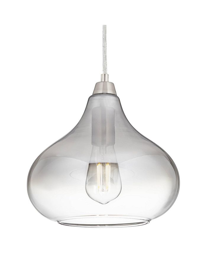 Possini Euro Design Eun Brushed Nickel Mini Pendant Lighting Fixture 9 ...