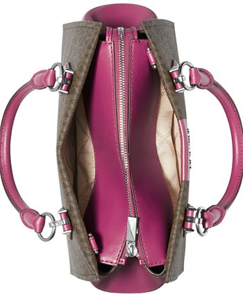 Michael Kors Logo Marilyn Medium Satchel - Macy's