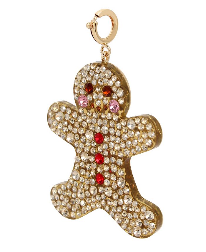 Betsey Johnson Faux Stone Gingerbread Convertible Ornament Necklace ...