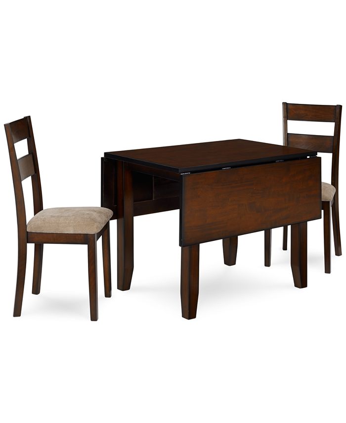 Furniture Branton 3-Piece Set, Table & 2 Chairs - Macy's