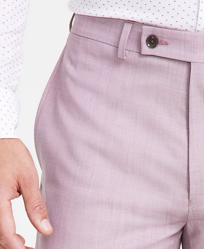 Calvin Klein Men's Slim-Fit Wool-Blend Stretch Sharkskin Suit Separate ...