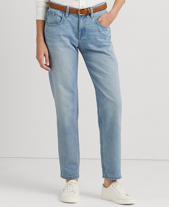 Lauren Ralph Lauren Relaxed Tapered Ankle Jean - Macy's
