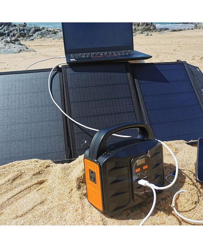 Alpha Digital Portable Power Station: 100W, 155Wh/42000mAh & 40W Solar Panel - Combo - Macy's