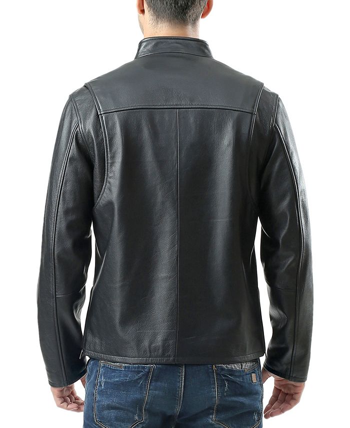 BGSD Men Urban Motorcycle Leather Jacket - Macy's