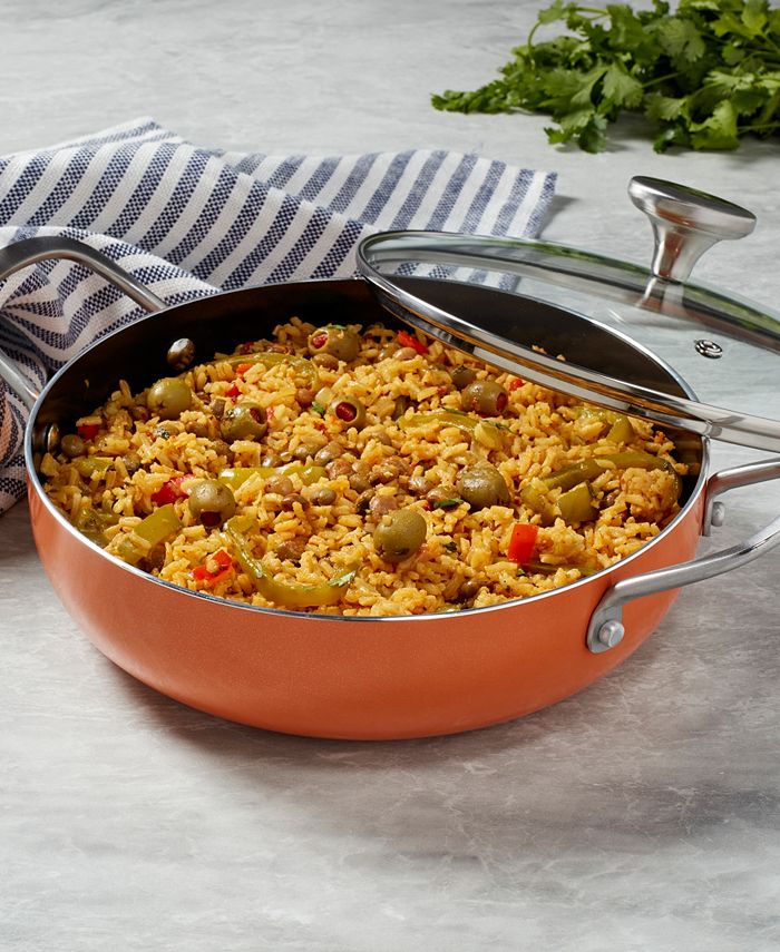 INFUSE Latin Aluminum 3 Quart Caldero with Lid - Macy's