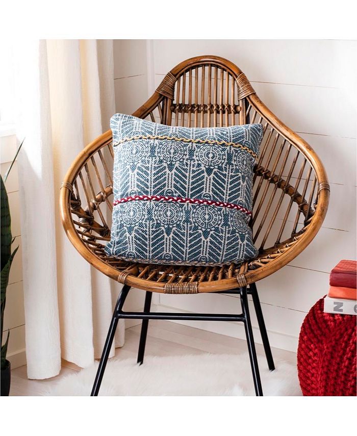 Safavieh Larren 18" x 18" Pillow - Macy's