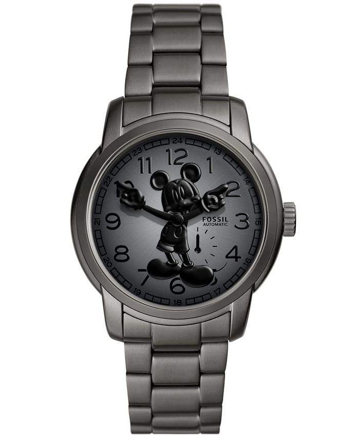 Fossil Unisex Disney x Fossil Limited Edition Three-Hand Smoke ...