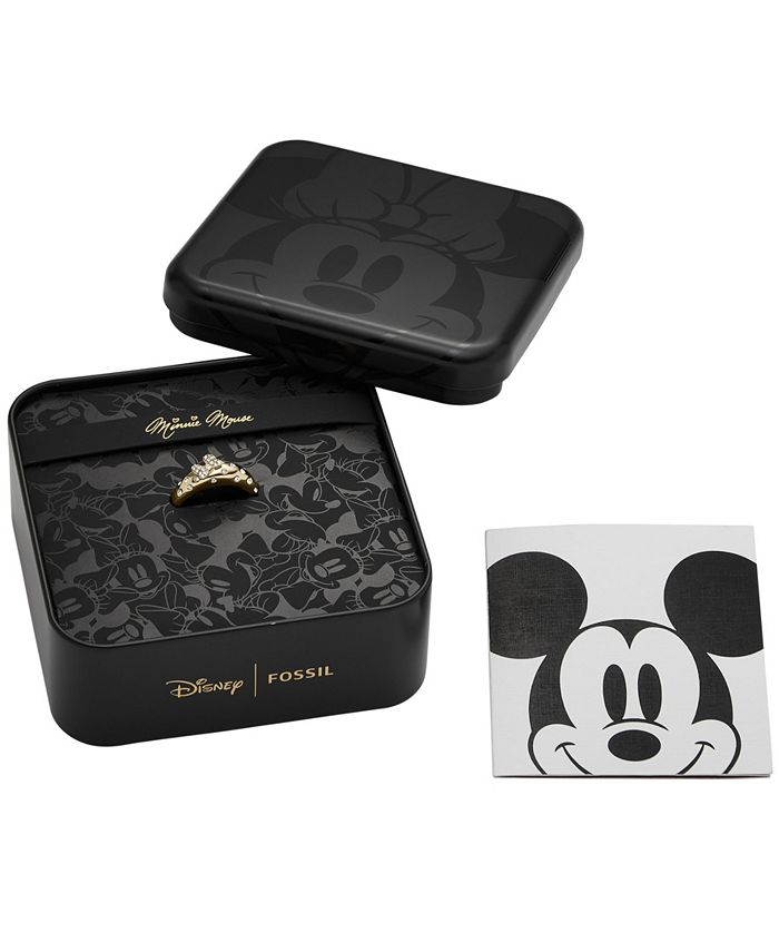Fossil Disney x Fossil Special Edition Women's Clear Crystal Minnie ...