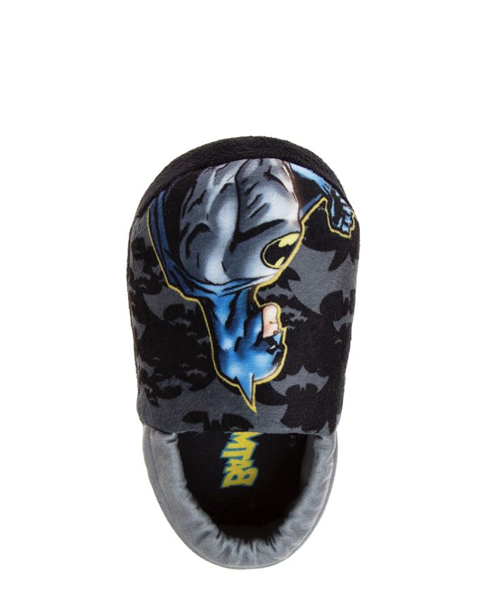 DC Comics Toddler Boys Warner Brothers Batman Dual Sizes House Slippers ...