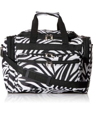 World Traveler 16-Inch Zebra Gym Bag Duffle Bag - Macy's