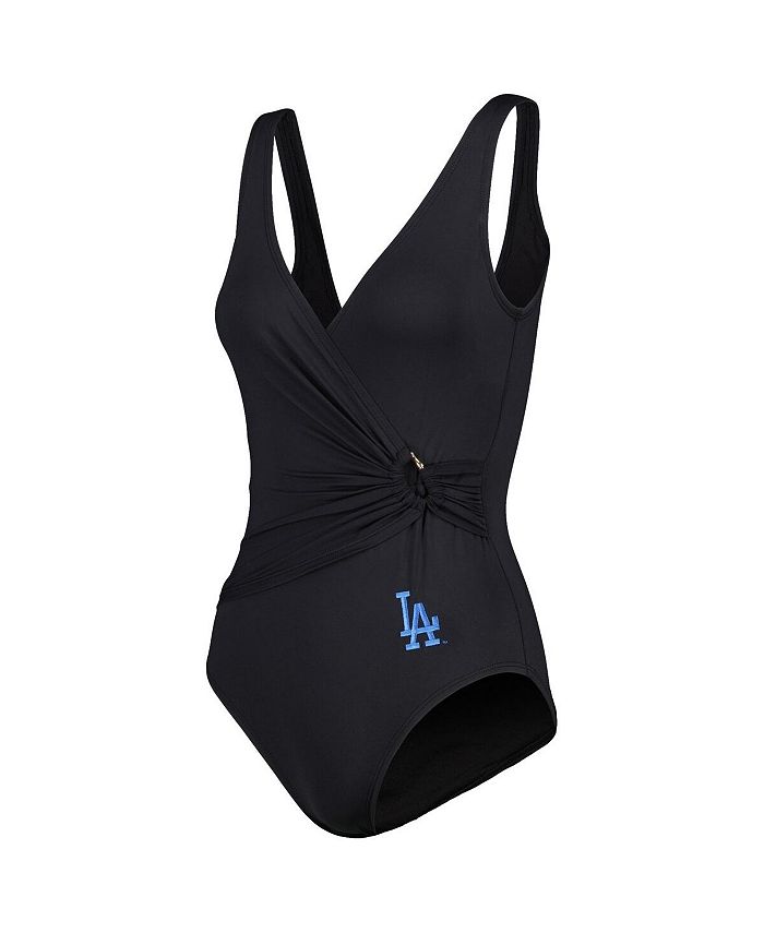 Tommy Bahama Women's Black Los Angeles Dodgers Pearl Clara One-Piece ...