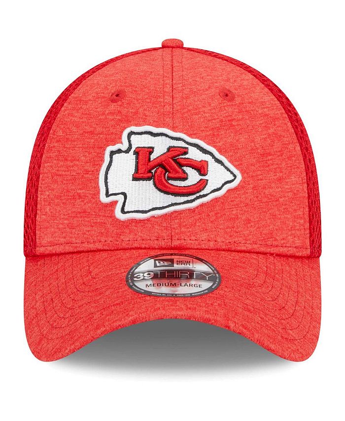 New Era Men's Red Kansas City Chiefs Stripe 39THIRTY Flex Hat - Macy's