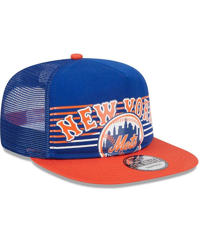 New Era Men's Royal New York Mets Speed Golfer Trucker Snapback Hat ...