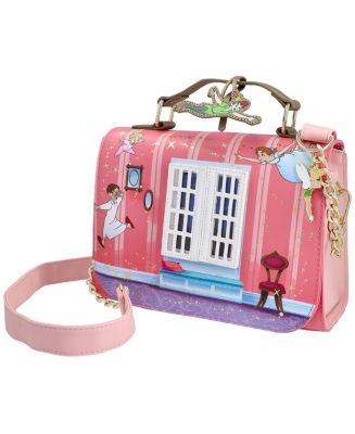 Women's Loungefly Pink Peter Pan 70th Anniversary You Can Fly Crossbody ...