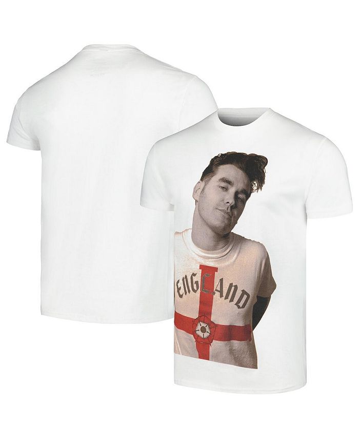 Manhead Merch Men's White Morrissey England T-shirt - Macy's