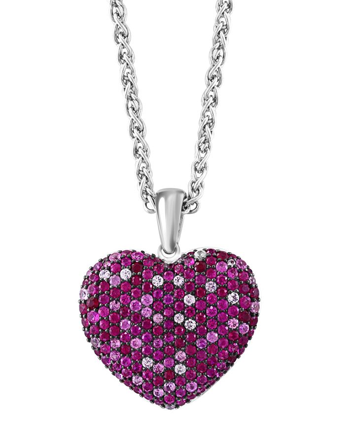 EFFY Collection EFFY® Ruby (2 ct. t.w.) & Pink Sapphire (1-7/8 ct. t.w ...