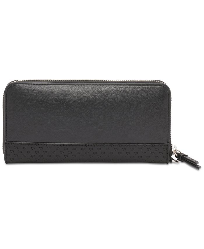 Calvin Klein Moon Embossed Signature Boxed Wallet with Wristlet Strap ...