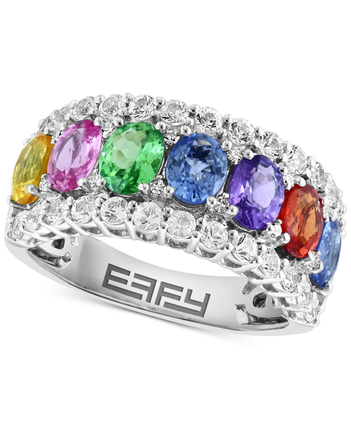 Click here for Effy Multi-color Sapphire Ring (3-1/2 ct. t.w.) &... prices