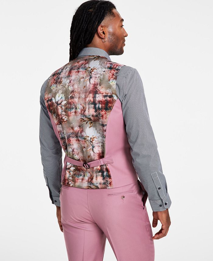 Tayion Collection Men's Classic Fit Suit Vest - Macy's
