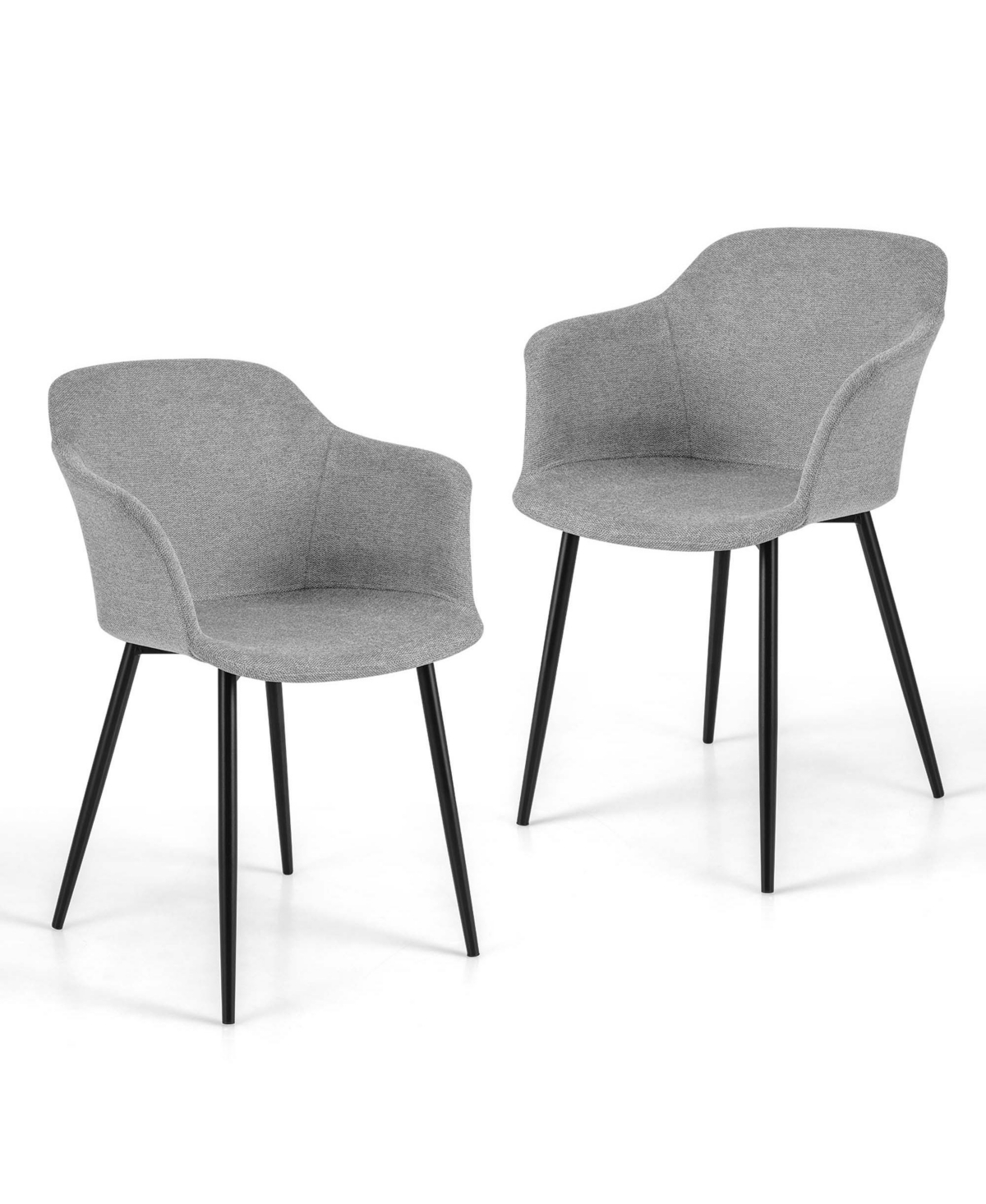 Click here for Set of 2 Dining Chairs Upholstered Accent Side wit... prices