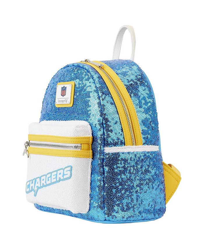Loungefly Men's and Women's Los Angeles Chargers Sequin Mini Backpack ...