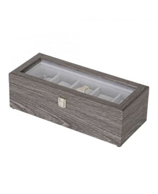 Mele & Co Nolan Watch Storage Woodgrain Veneer - Macy's
