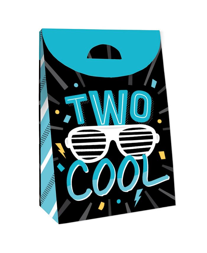 Big Dot of Happiness Two Cool - Boy Blue 2nd Birthday Party Bag - Party ...