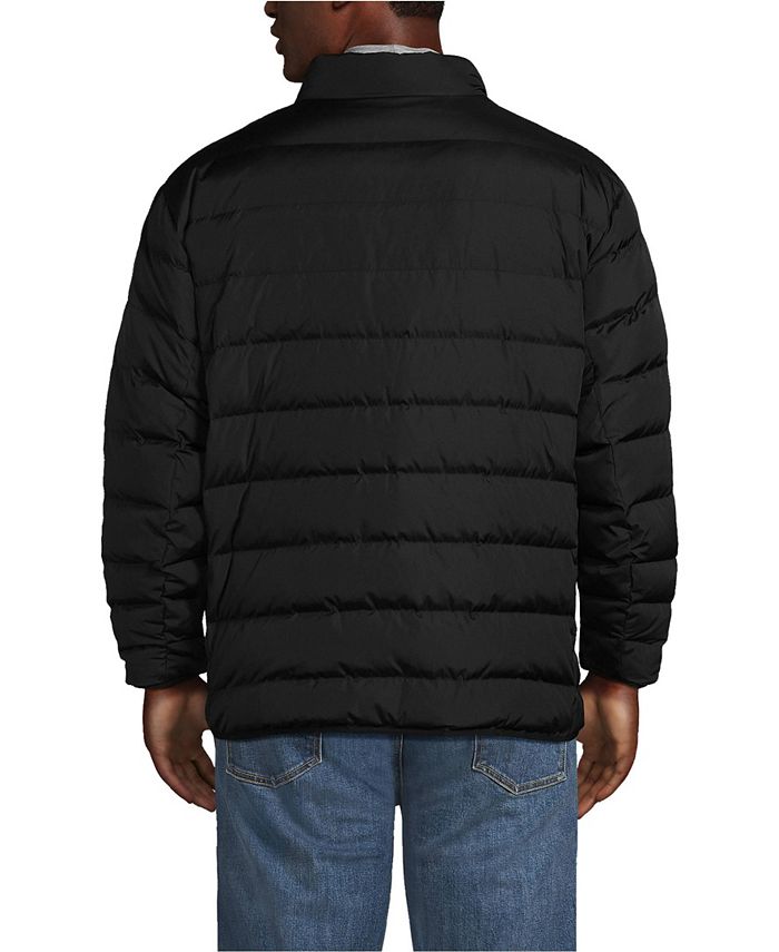 Lands' End Big & Tall Down Puffer Jacket - Macy's