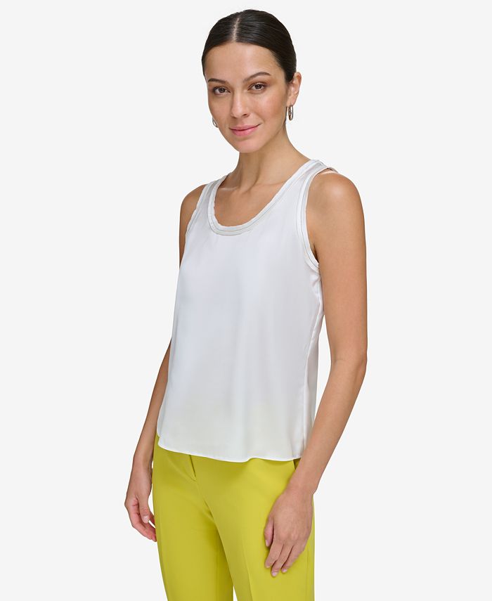 DKNY Women's Scoop-Neckline Tank Top - Macy's