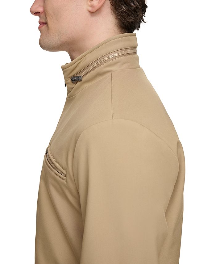 Kenneth Cole Men's Hidden-Hood Full-Zip Jacket - Macy's